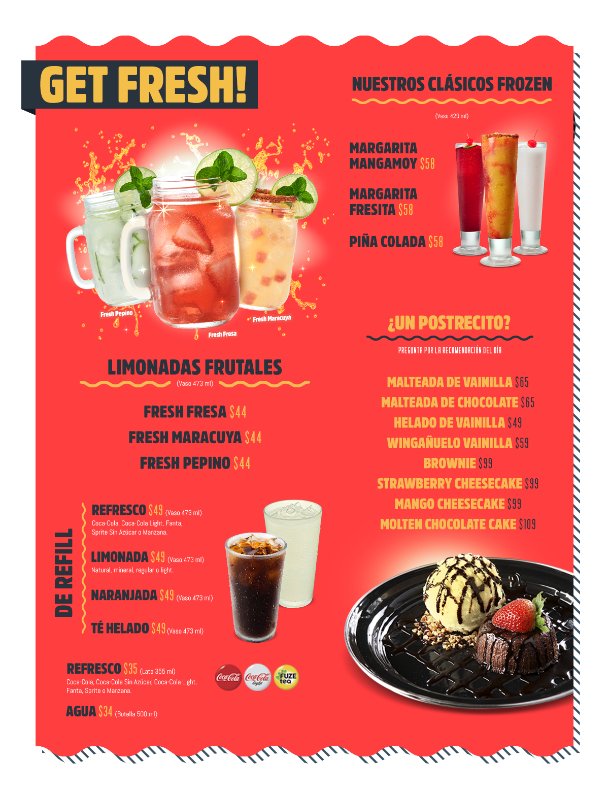 LAS ALITAS MENÚ AGS