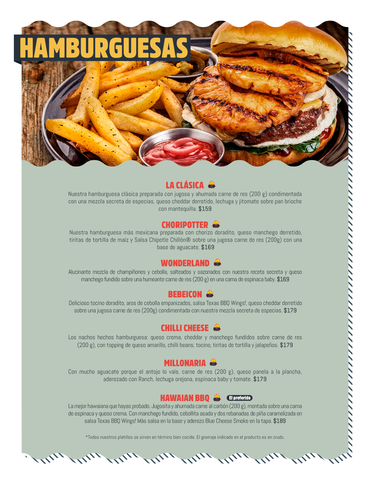 LAS ALITAS MENÚ LEÓN