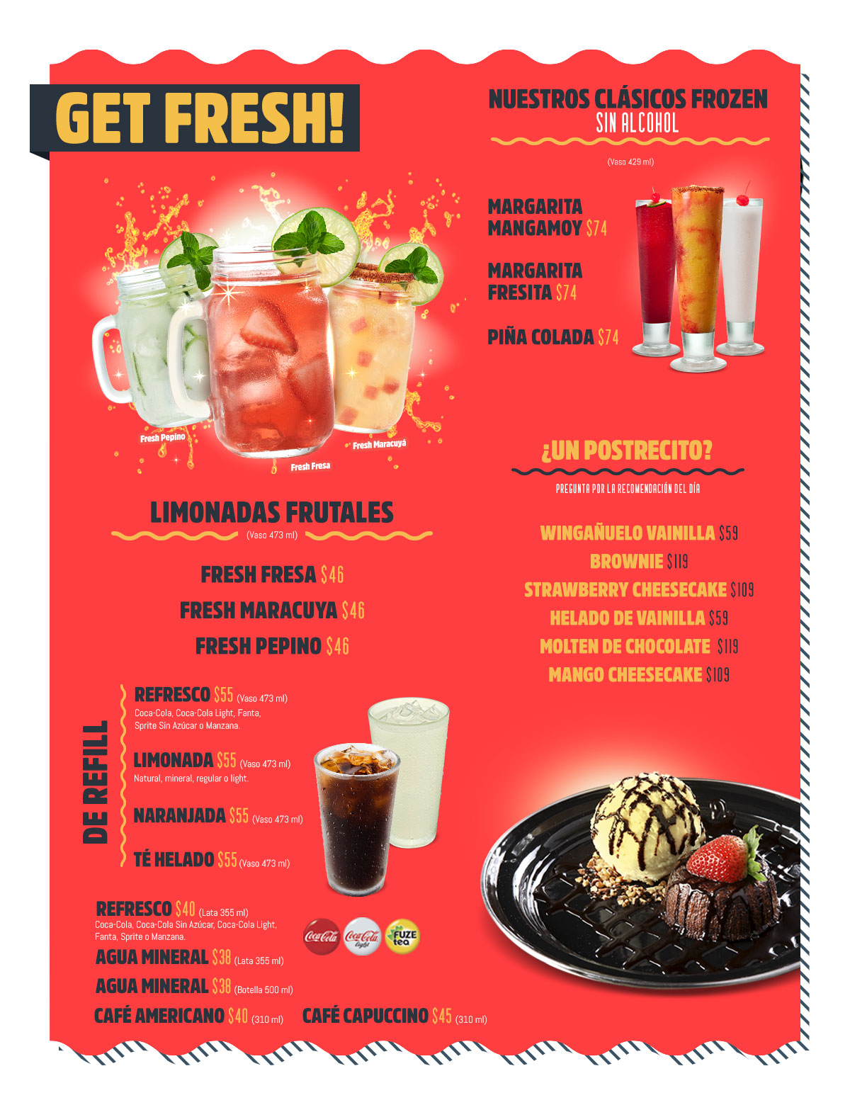 LAS ALITAS MENÚ AGS