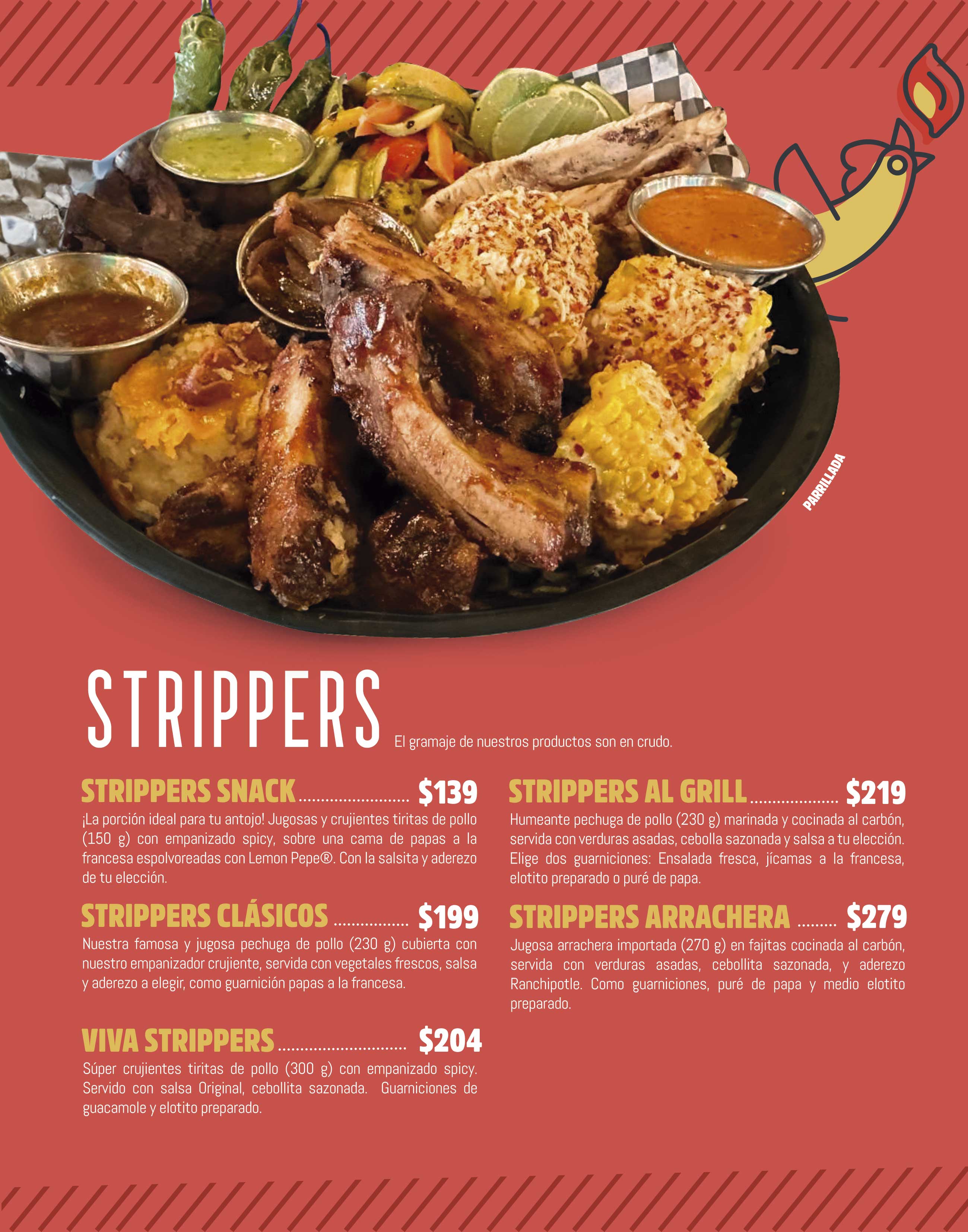 LAS ALITAS MENÚ AGS